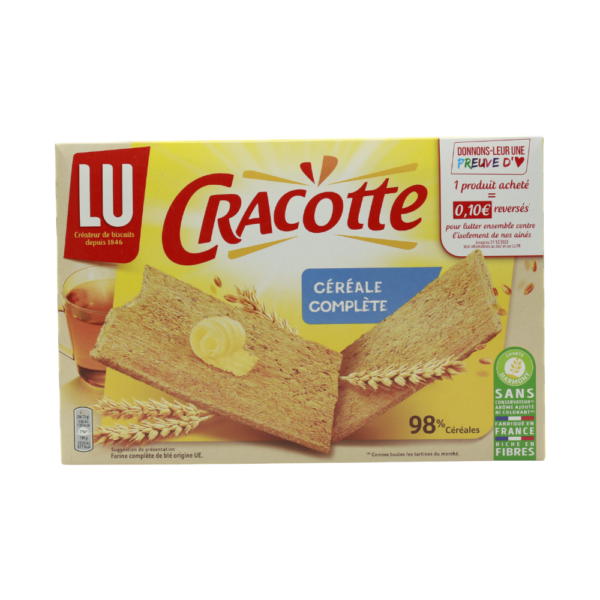 Cracotte aux céréales complètes Lu - Livraison Épicerie Francaise