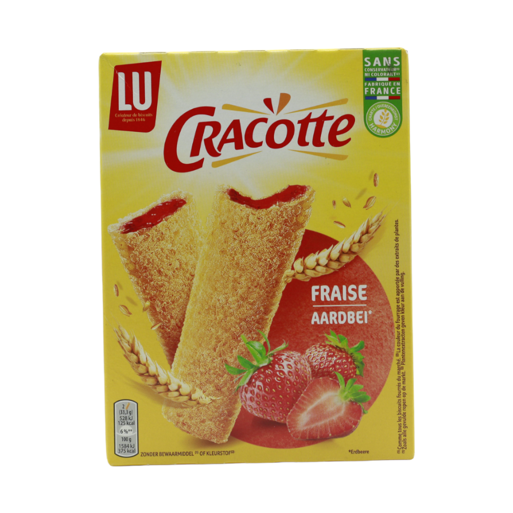 Cracotte aux fraises Lu, 200g - Livraison Épicerie Francaise
