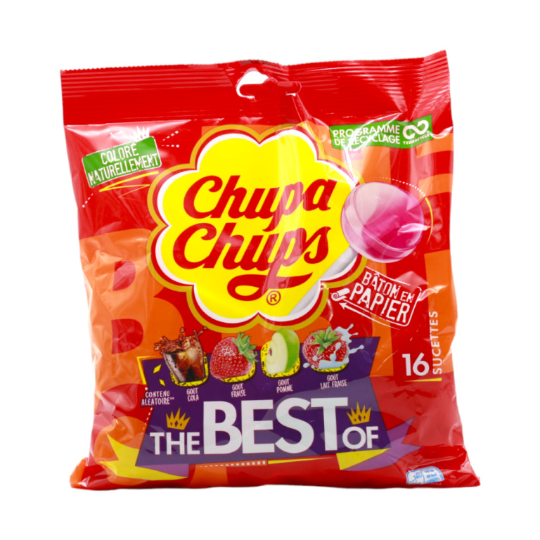 Bonbons Chupa Chups mini, 192g - Livraison Épicerie Francaise