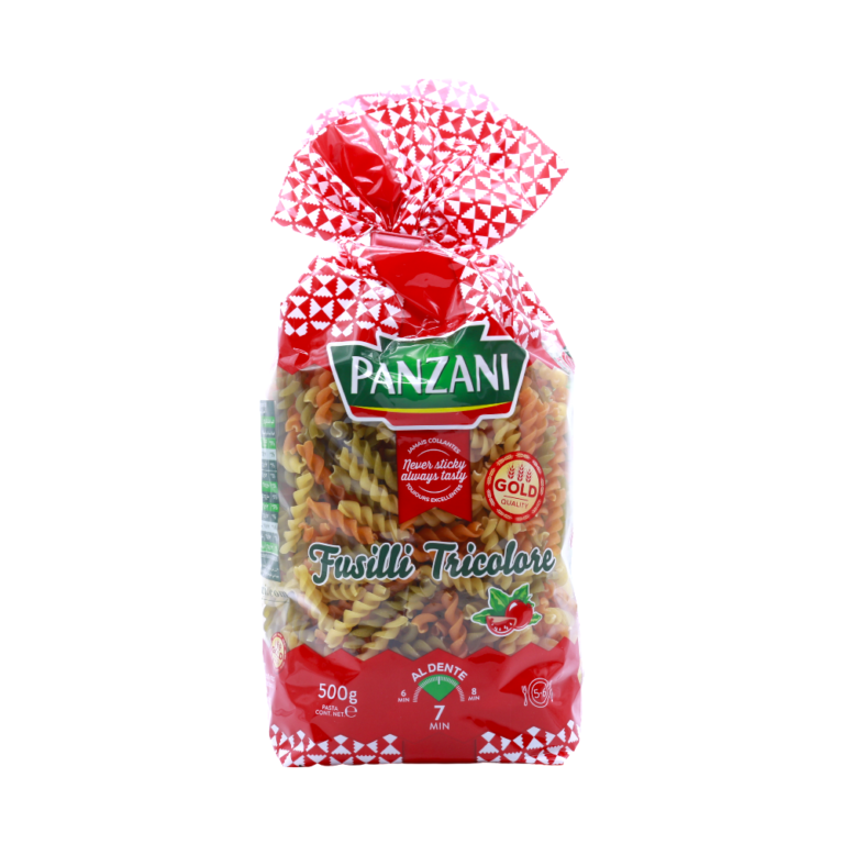 Fusilli tricolore Panzani, 500g - Livraison Épicerie Francaise