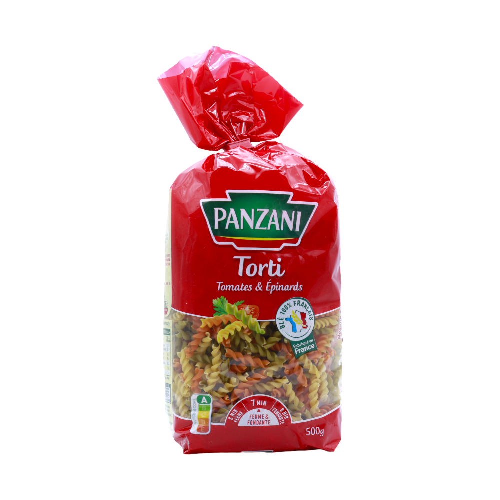 Torti Tomates & Épinards Panzani - Livraison Épicerie Francaise